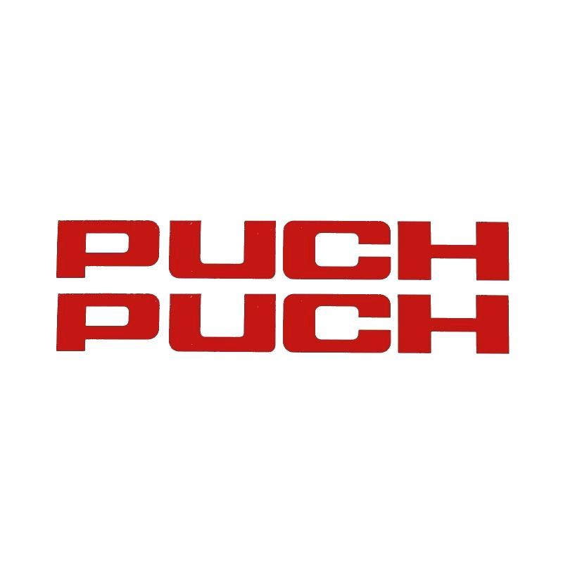 Stickerset Puch Rood 150X20MM