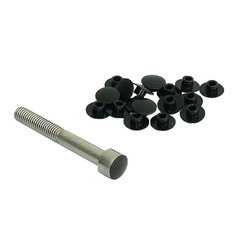 Afdekdop Inbusbout M8 Zwart Per Stuk