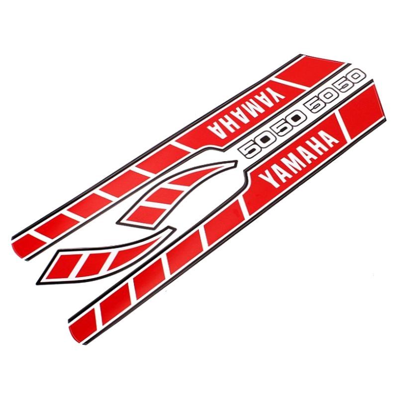 Stickerset Yamaha RD50M Rood/Wit