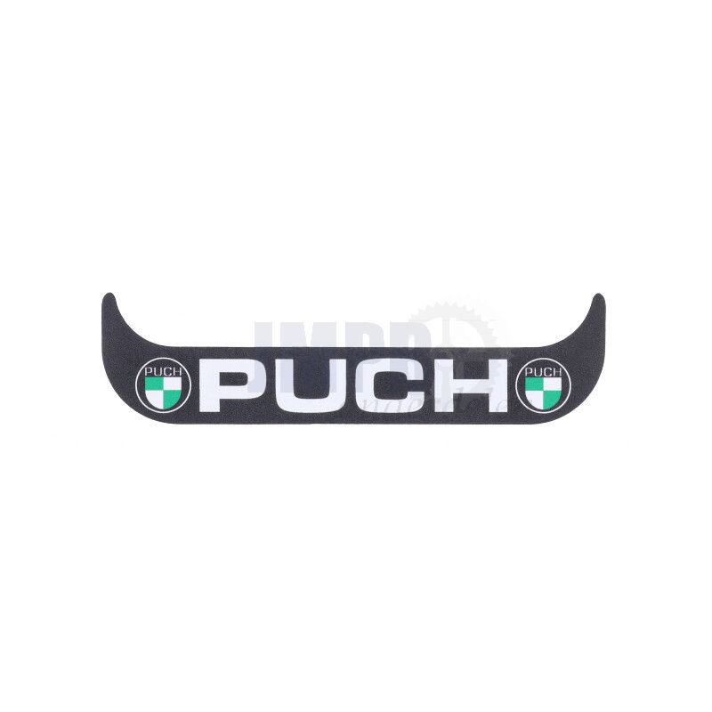 Sticker Plaathouder Smal Puch Logo Zwart