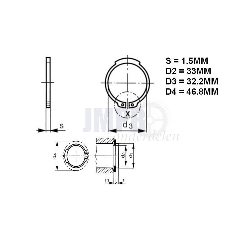 Seegerring As 35MM Din 471
