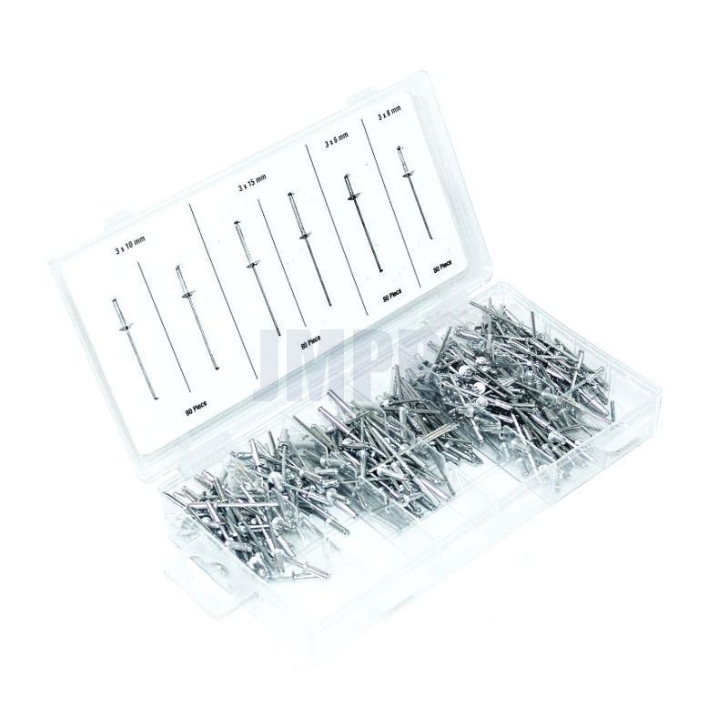 Assortimentset Popnagels - 320 Delig