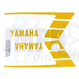 Stickerset Yamaha DT50MX Geel/Wit Glans