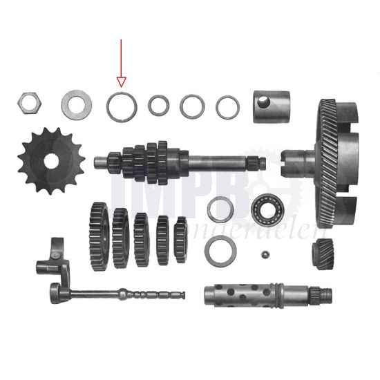 Shimring Zundapp 25X30X0.5