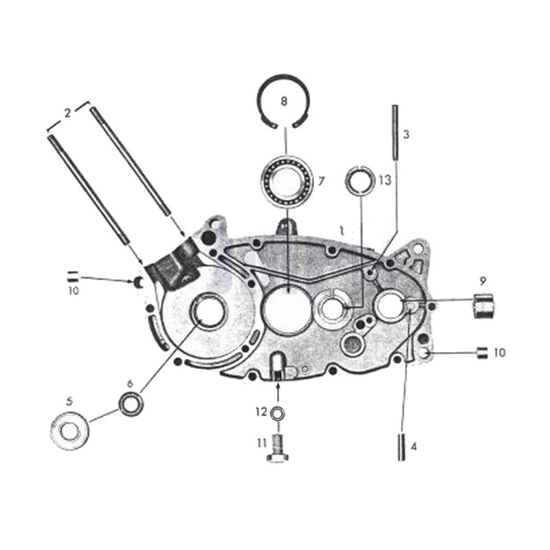 Exploded view zundapp 517 | Carter Rechts